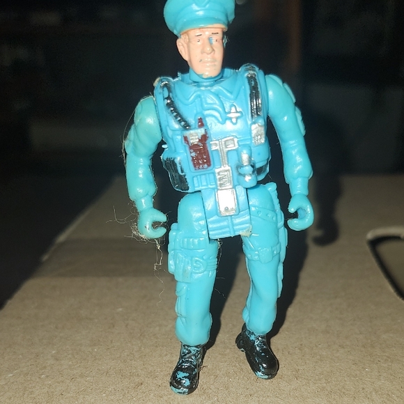 Toys | Vintage Action Figure In Blue Uniform | Poshmark